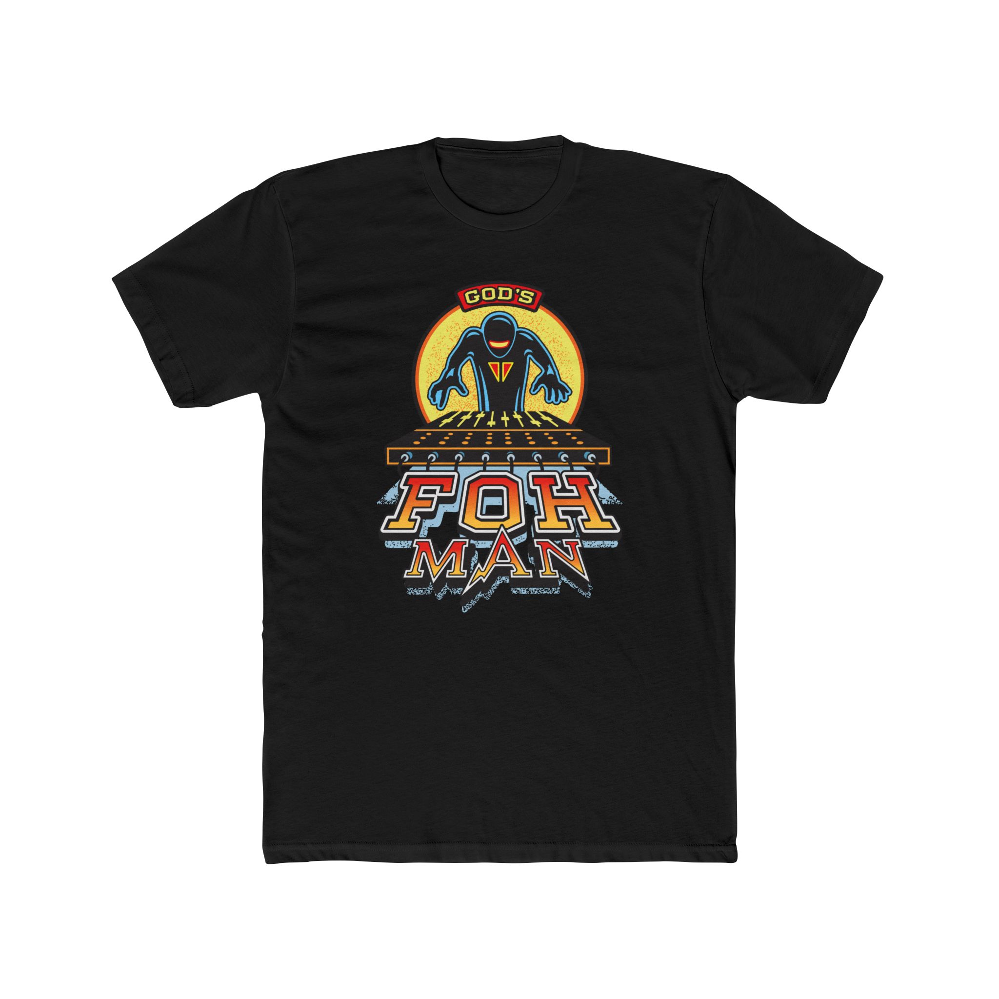 Premium T-Shirt | GOD'S FOH MAN | Graphic Tee | Audio Engineer Shirt ...